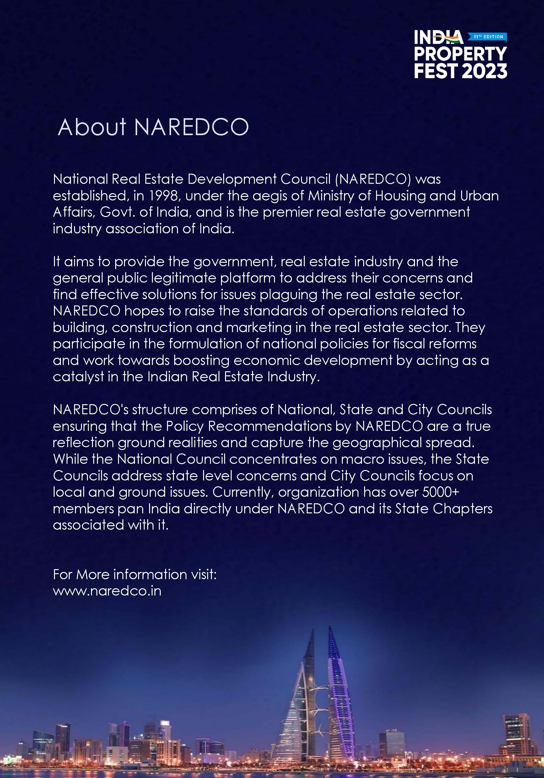 India Property Fest 2023 - BAHRAIN | NAREDCO