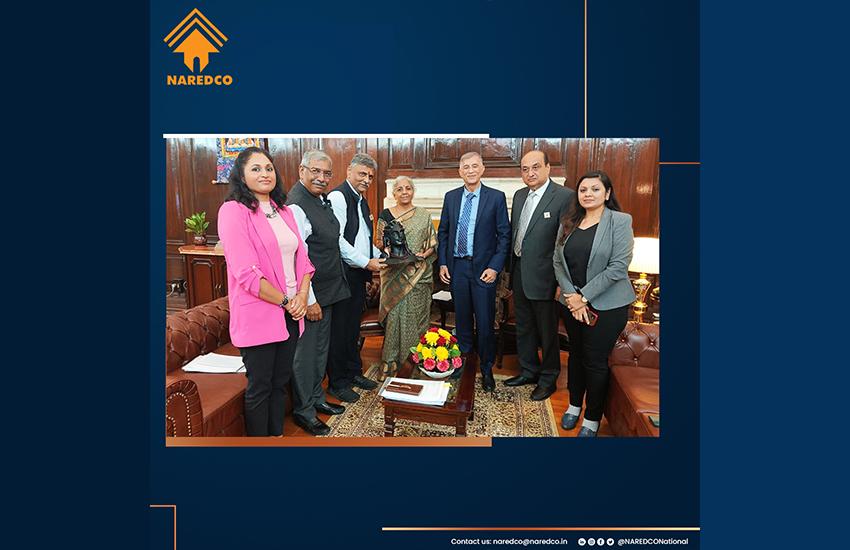 NAREDCO National Leadership team in conversation with Hon’ble Union Finance Minister Ms. Nirmala ...
